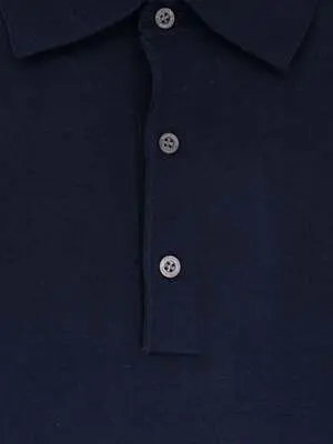 BRAMANI CASHMERE Cotton And Silk Blend Polo Shirt
