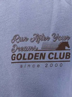 GOLDEN GOOSE Cotton T-shirt With Logo Detail