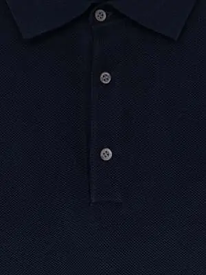 BRAMANI CASHMERE Cotton And Silk Blend Polo