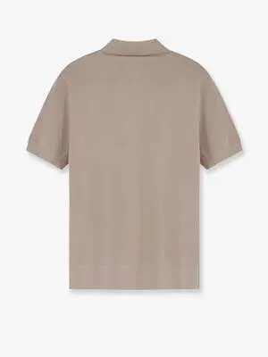 BRAMANI CASHMERE Cotton And Silk Blend Polo Shirt