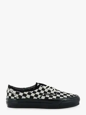 VANS Lx Authentic 44 Fabric Sneakers With A Checkerboard Pattern - Black