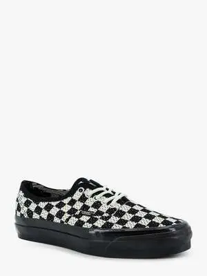 VANS Lx Authentic 44 Fabric Sneakers With A Checkerboard Pattern