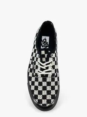 VANS Lx Authentic 44 Fabric Sneakers With A Checkerboard Pattern