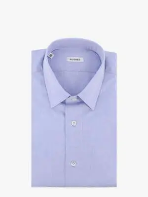 NUGNES 1920 Cotton Shirt - Blue