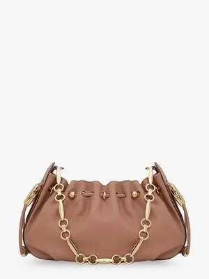Zimmermann Halcyon Leather Clutch - Beige
