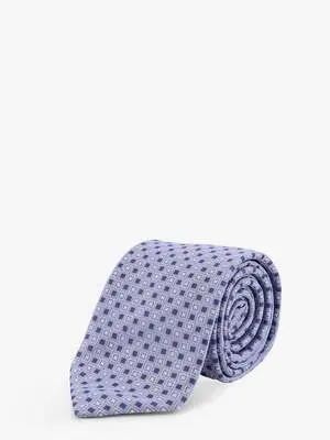 NUGNES 1920 Silk Tie - Blue