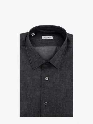 NUGNES 1920 Cotton Shirt - Black