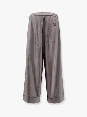 TONYWACK Silk, Polyester And Wool Blend Trousers
