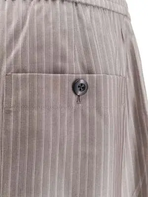 TONYWACK Silk, Polyester And Wool Blend Trousers