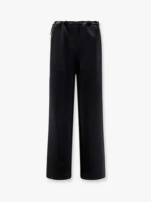 TONYWACK Satin Trousers - Black