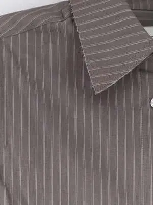 TONYWACK Striped Silk And Wool Blend Shirt