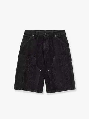 Carhartt Work In Progress Og Double Knee Denim Bermuda Shorts