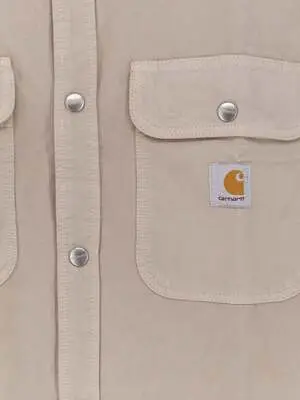 Carhartt Work In Progress Prescott Canvas Jacket With Front Logo Patch
