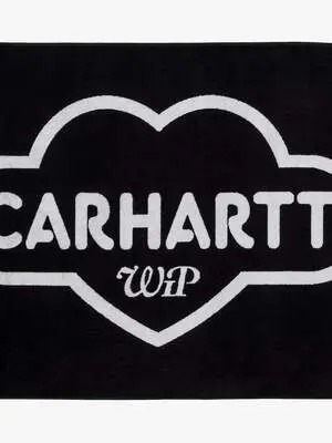Carhartt Work In Progress Cotton Beach Towel With Logo Print