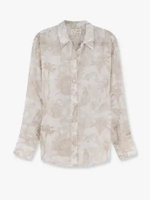 MC2 SAINT BARTH Cristal Ramie Shirt - Beige