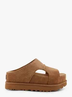 UGG W Goldenstar Suede Sandals - Brown