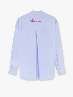 MC2 SAINT BARTH Cristal Cotton Shirt With Striped Pattern
