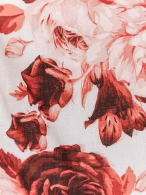 ACTUALEE Cotton And Linen Blend Top