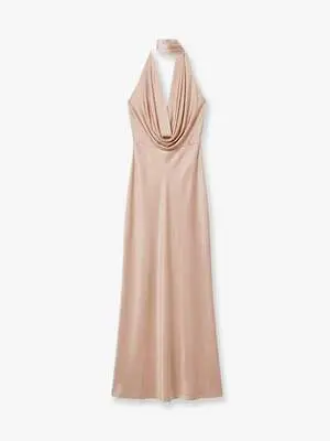 AMAZUIN Vivienne Jersey Dress - Beige