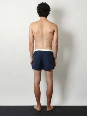 AMI Paris Nylon Swim Shorts With Tone-on-tone Logo