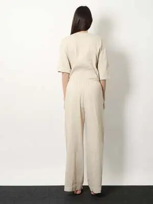Max Mara Mxpdestino Linen And Viscose Trousers