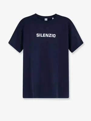 Aspesi Cotton Tshirt With Print - Blue