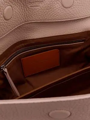 ZANELLATO Hammered Leather Dotta® Small Crossbody Bag