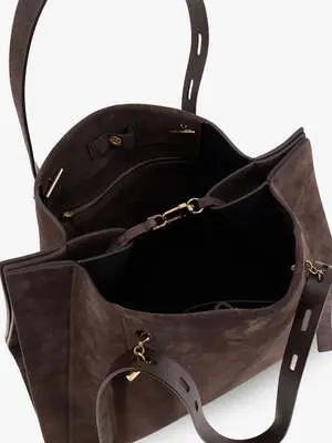 MINOBOSSI Paula Suede Shoulder Bag