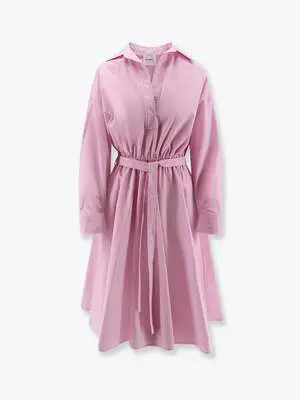 NUDE Cotton Polo Dress - Pink