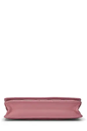 Chanel Lambskin Classic Quilted Wallet On Chain - Pink