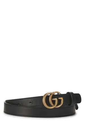 Gucci Gg Marmont Belt 80 - Black