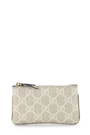 Gucci Gg Supreme Canvas Key Case