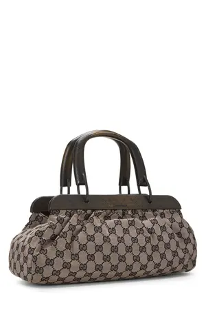 Gucci Gg Wooden Top Handle Bag