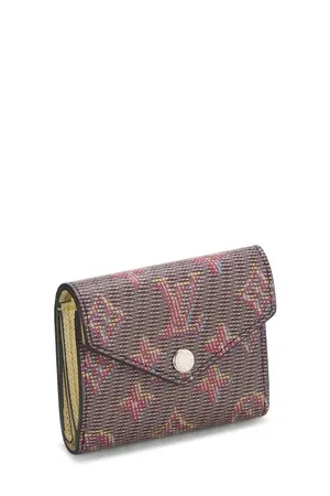 LOUIS VUITTON Multicolor Pop Monogram Zoe Wallet