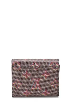 LOUIS VUITTON Multicolor Pop Monogram Zoe Wallet