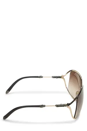 Chrome Hearts Metal Buttflux Sunglasses