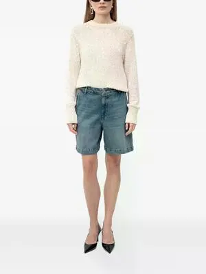 BOSS Faded Denim Shorts