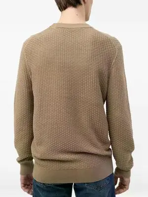 BOSS Basket-weave Crew-neck Sweater