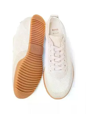 BOSS Logo-embroidered Knit Sneakers