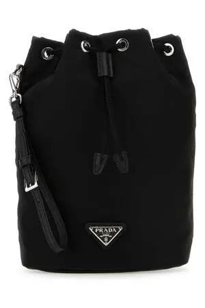 Prada Nylon Clutch - Black