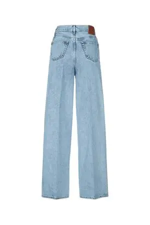 TOTEME Wide Leg Denim Jeans - Multicolor