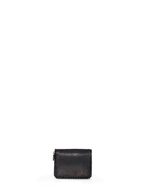 Stella McCartney Dark Navy Falabella Bi-fold Wallet - Multicolor