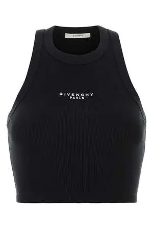 Givenchy Stretch Cotton Crop Top