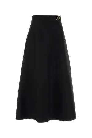 Valentino Garavani Crepe Couture Skirt - Black