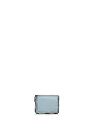 Stella McCartney Stella Mccartney Women Ice Blue Falabella Bi-Fold Wallet Multicolor