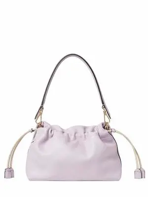 Fendi Baguette Mamma Bag In Purple Lambskin
