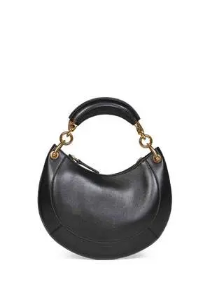 Chloé Small Hobo Bag In Black Nappa Leather - Multicolor