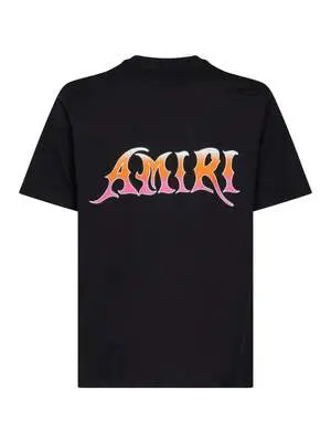 Amiri Black Cotton Jersey Ma T-shirt - Multicolor