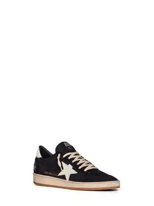 GOLDEN GOOSE Dark Blue Suede Ball Star Sneakers