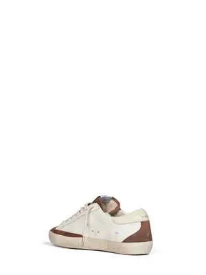 GOLDEN GOOSE White Leather Super-star Sneakers